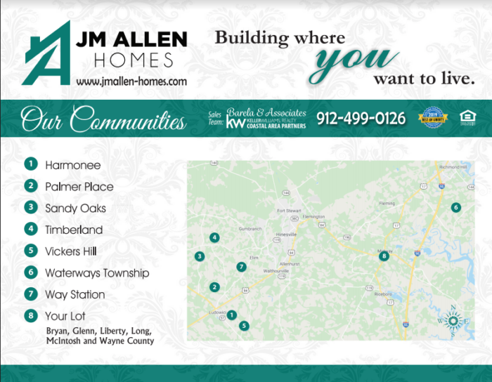 JM Allen Homes – Welcome Home